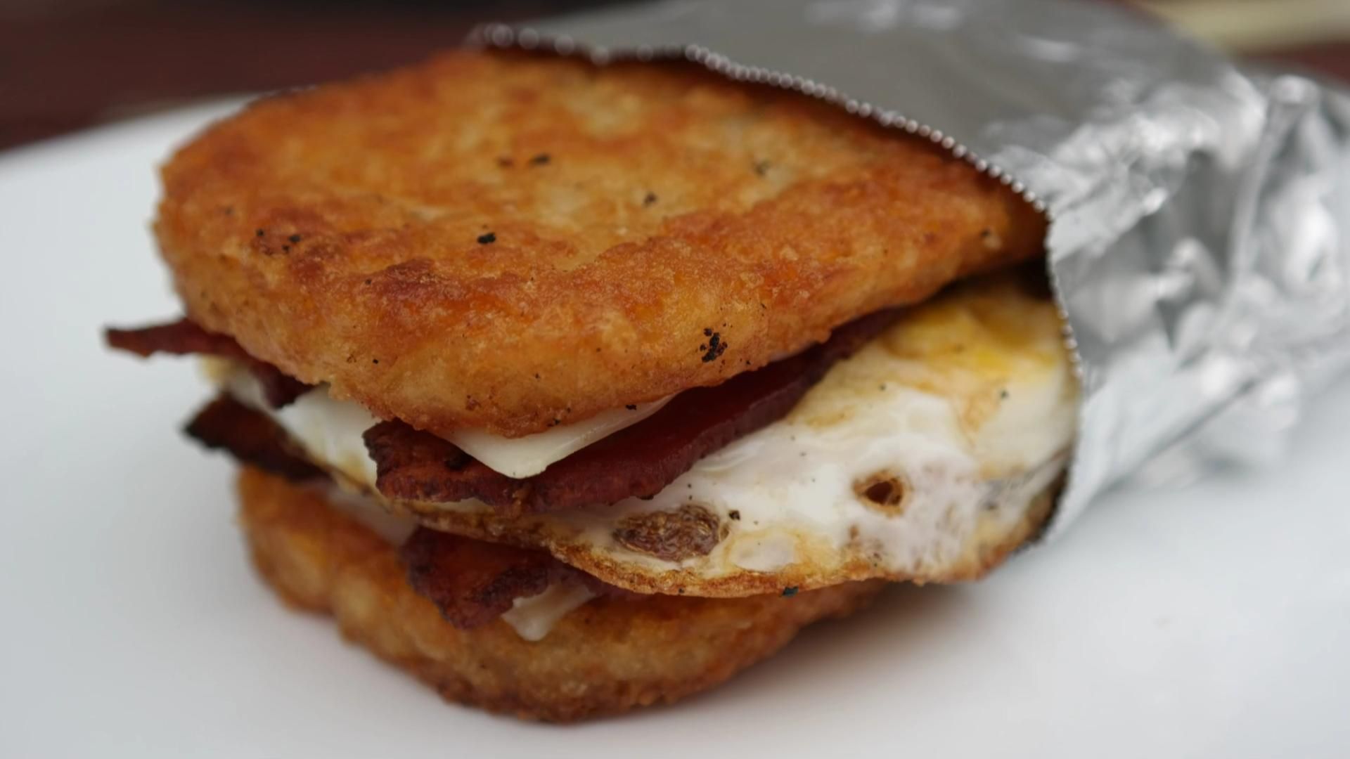 Hash Brown Breakfast Sandwich | White Thunder BBQ : 3 Steps (with ...