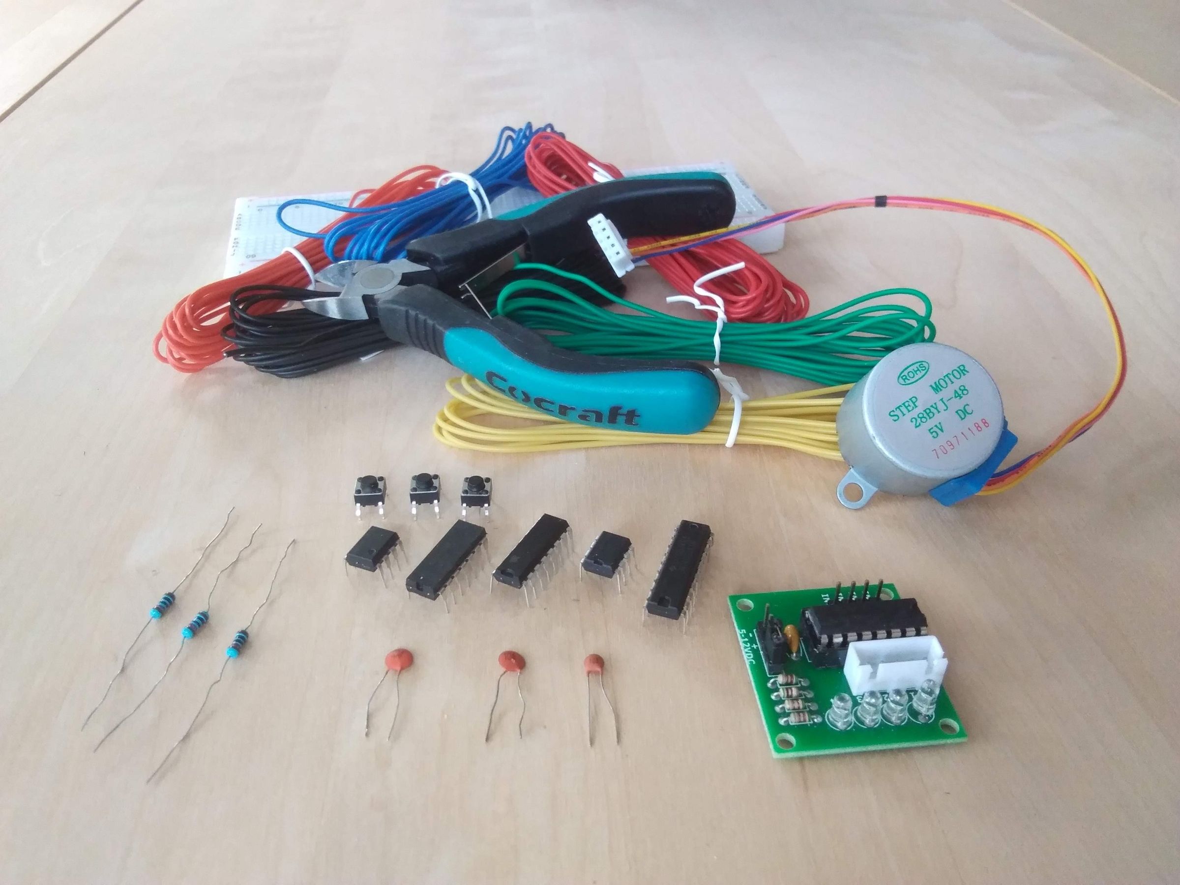 Driving a Stepper Motor Without a Microcontroller. : 7 Steps ...