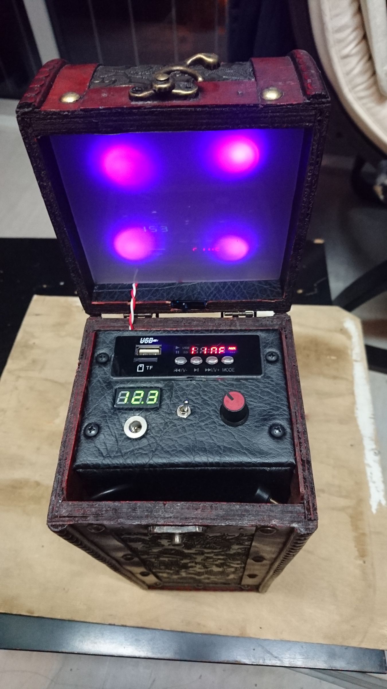 Steampunk Wine-Boom-Box : 9 Steps (with Pictures) - Instructables