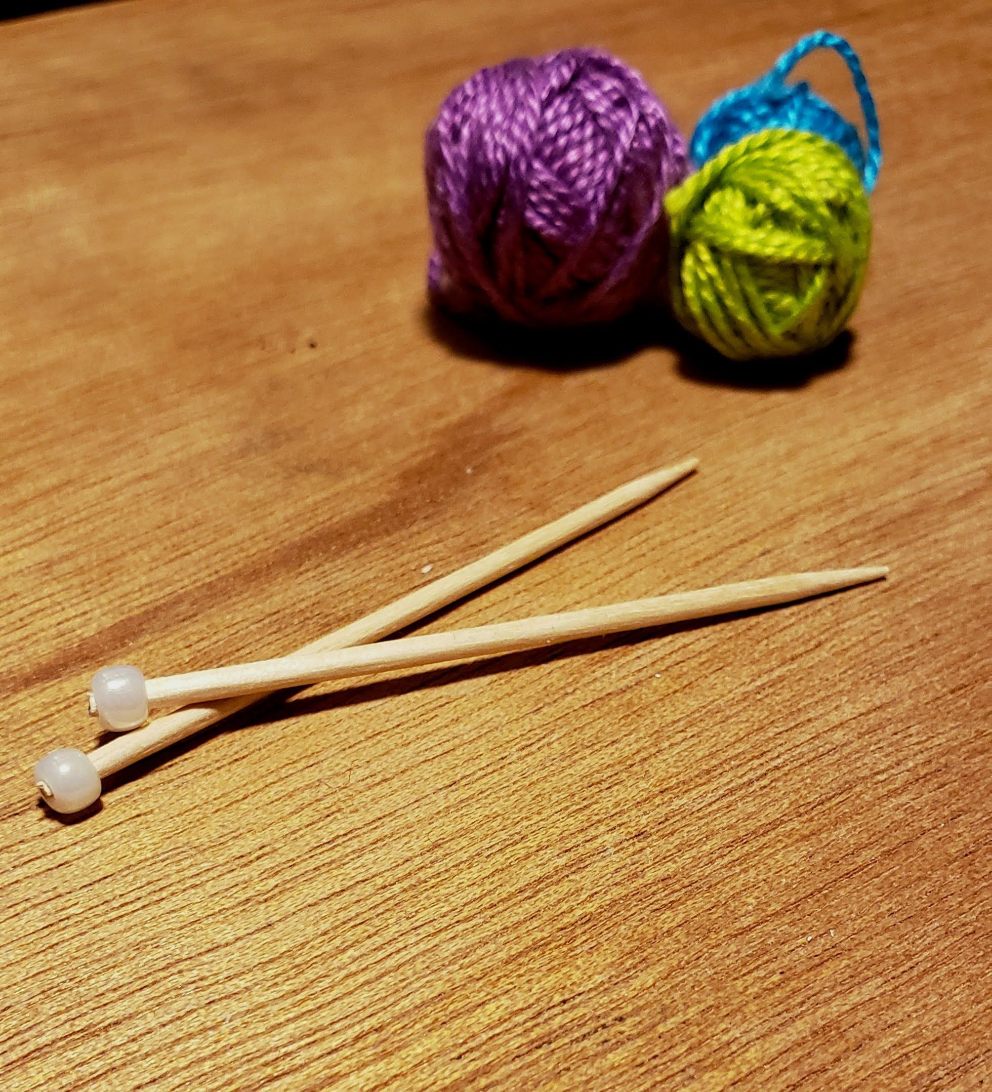 Mini Toothpick Knitting Needles : 5 Steps - Instructables