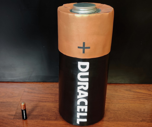 Supersized Duracell Battery : 8 Steps (with Pictures) - Instructables