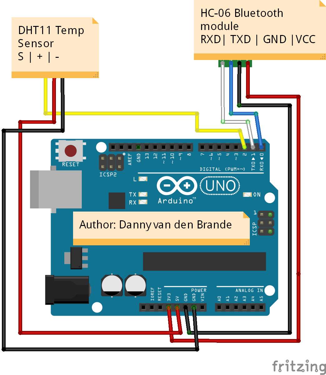 Arduino/Android - Bluetooth HC-06 Module - DHT11 Temp Meter & ANDROID ...