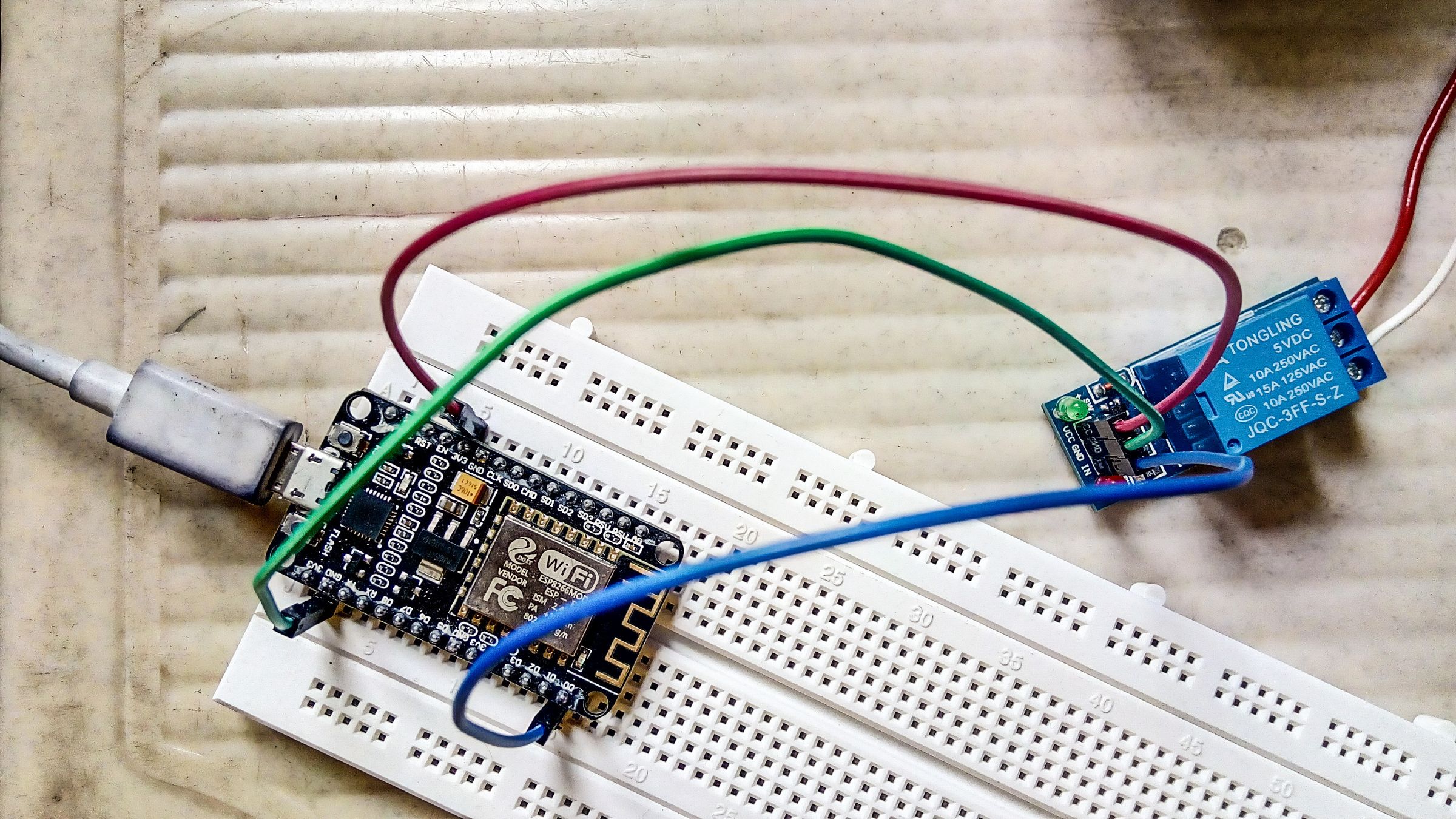 IoT Set-up to Operate/control 220-240 Volt AC Bulb/Device; NodeMCU ...