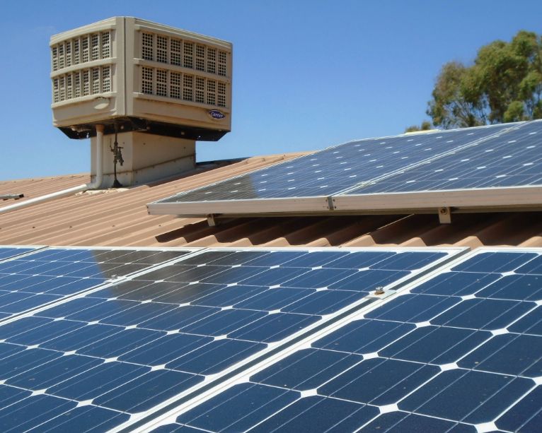 Solar Powered Swamp Cooler