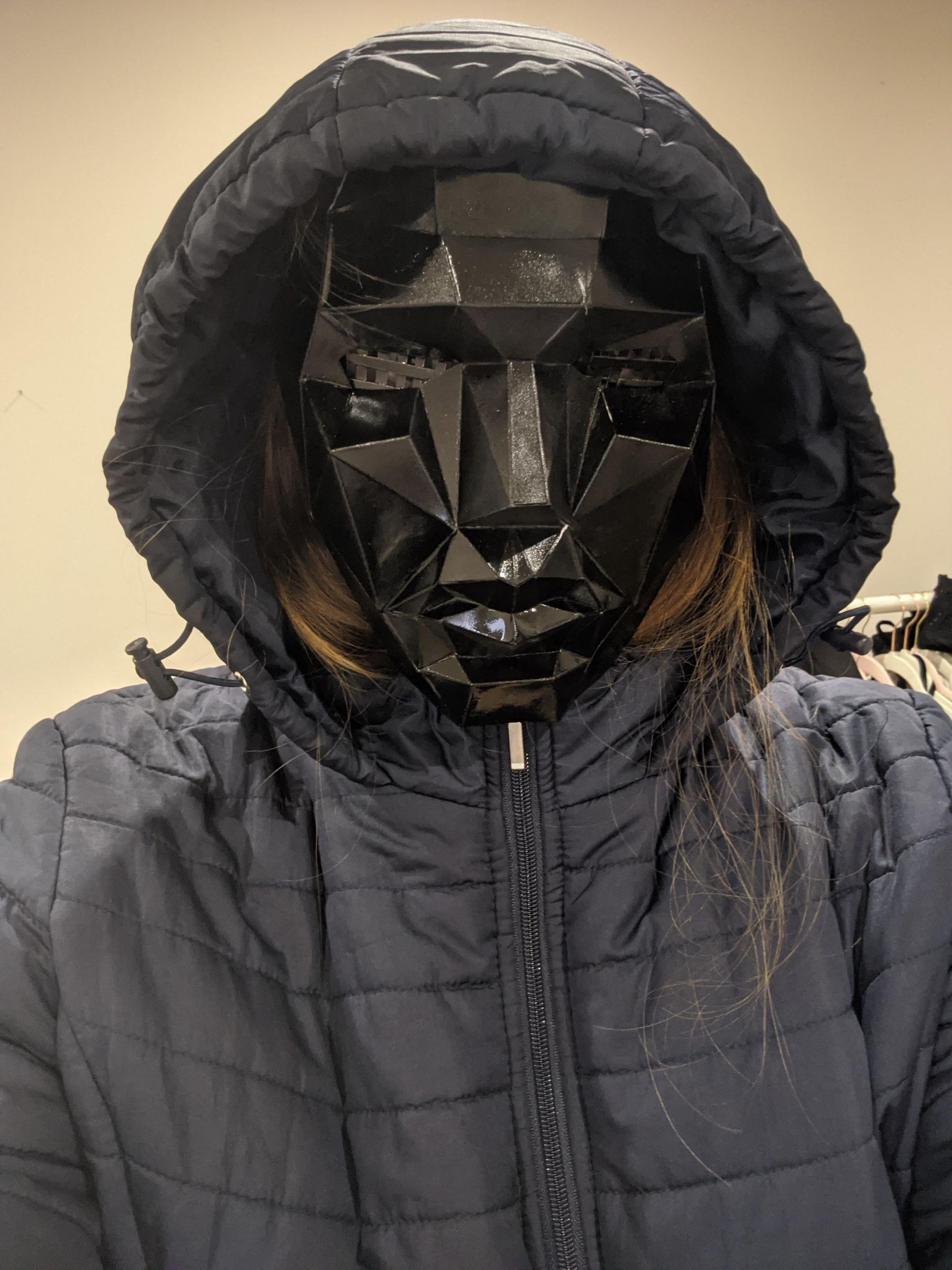 Papercraft Squid Game Frontman Mask for Halloween : 9 Steps (with ...