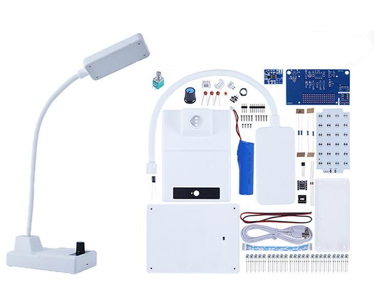 ICStation Rechargeable LED Dimming Table Lamp DIY Kit : 33 Steps ...
