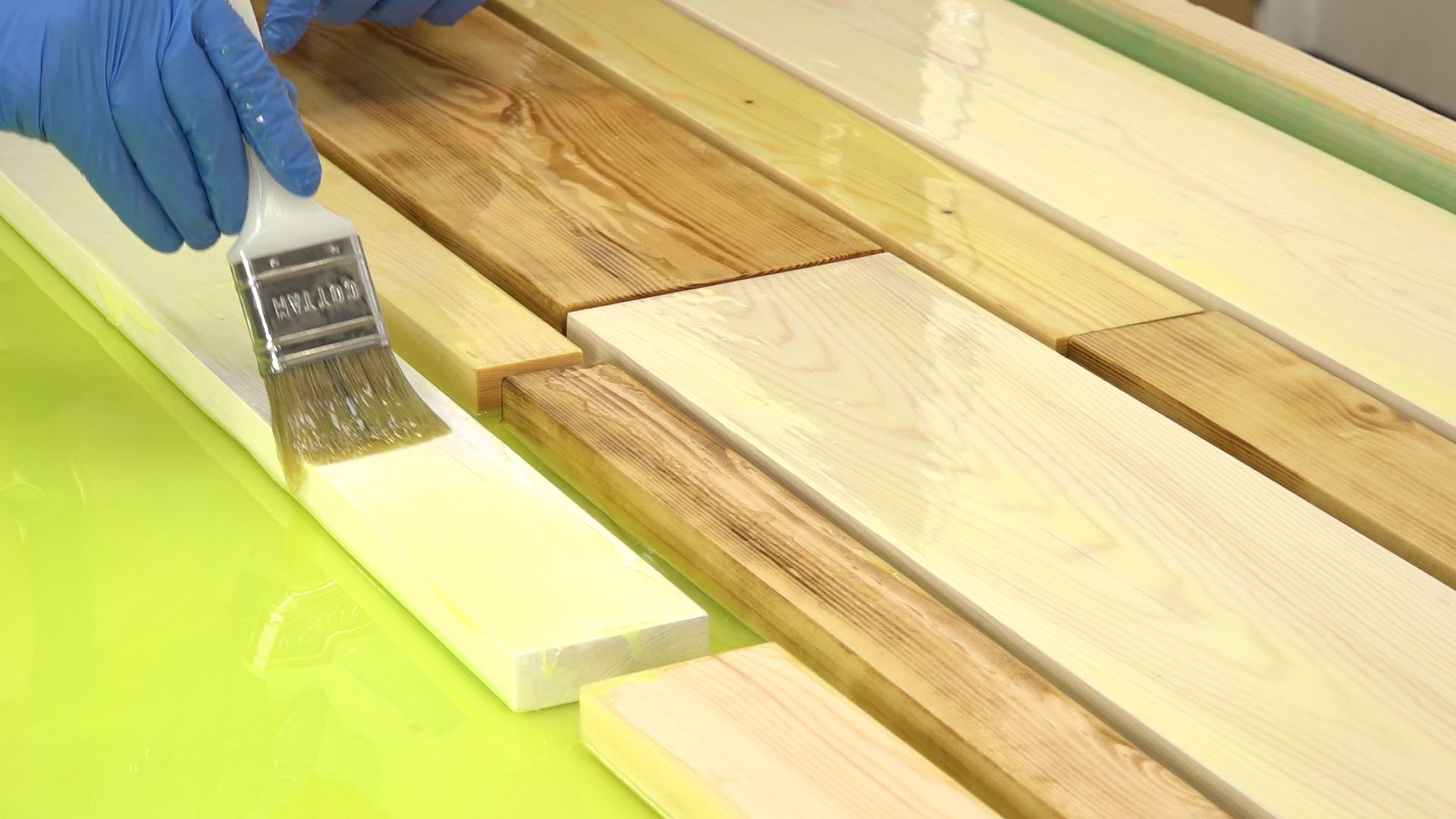 DIY RESIN PLANK TABLE - How to Make Your Own Using GlassCast® 3 Clear ...