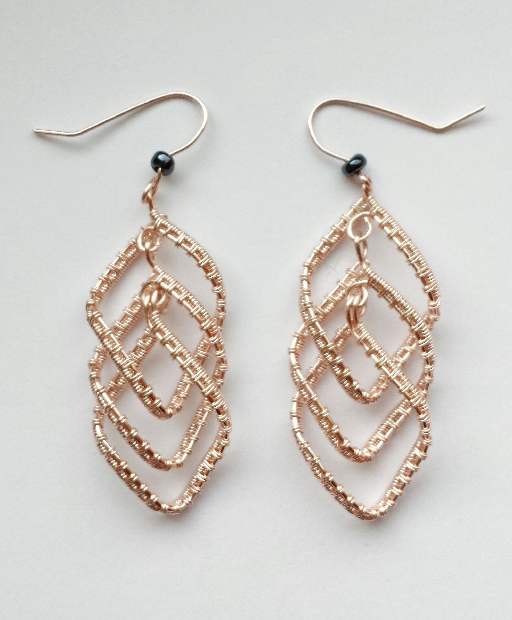 Cascading Diamond Earrings : 7 Steps (with Pictures) - Instructables