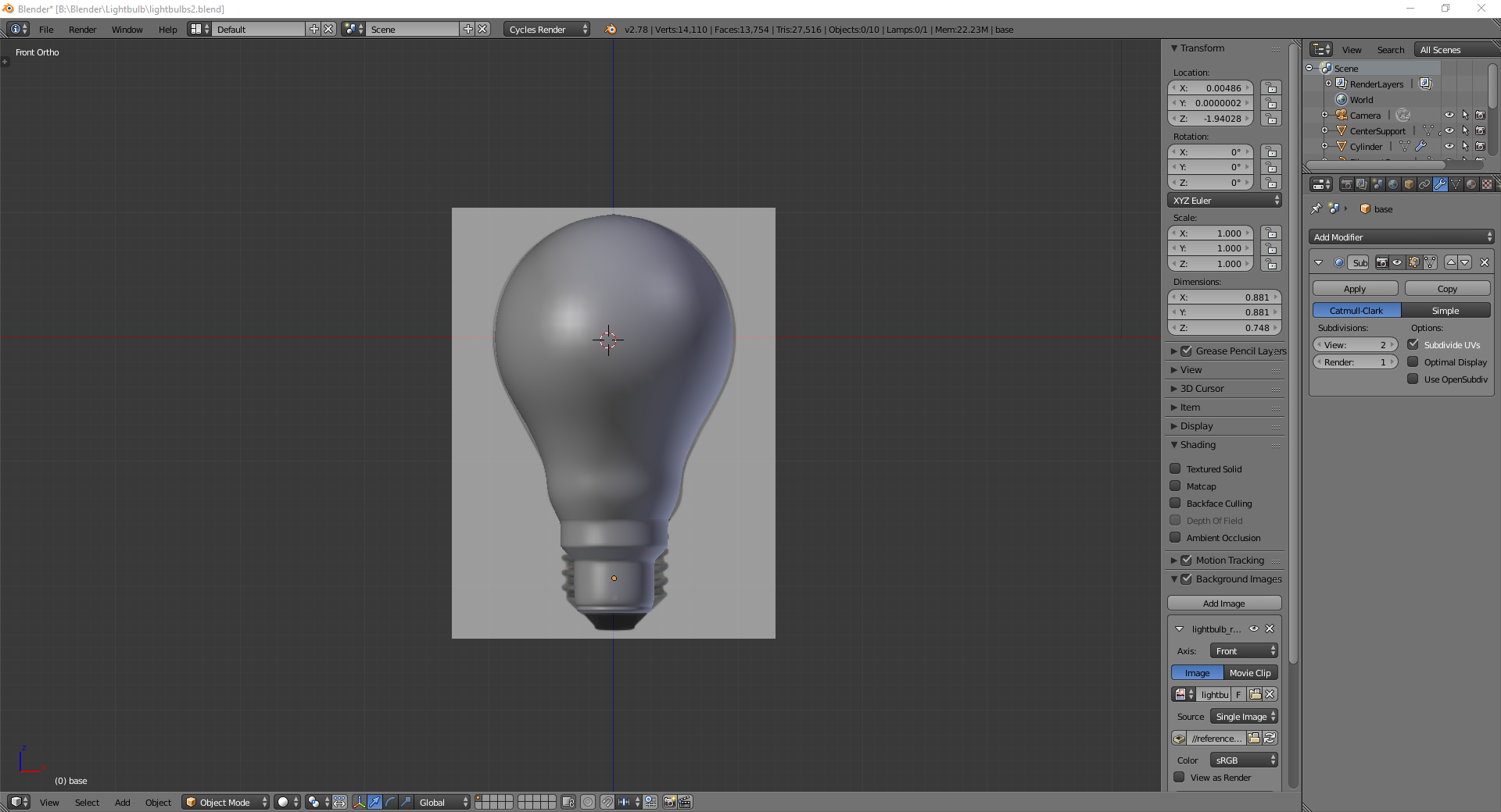 Modeling and Rendering a Light Bulb in Blender : 7 Steps (with Pictures ...