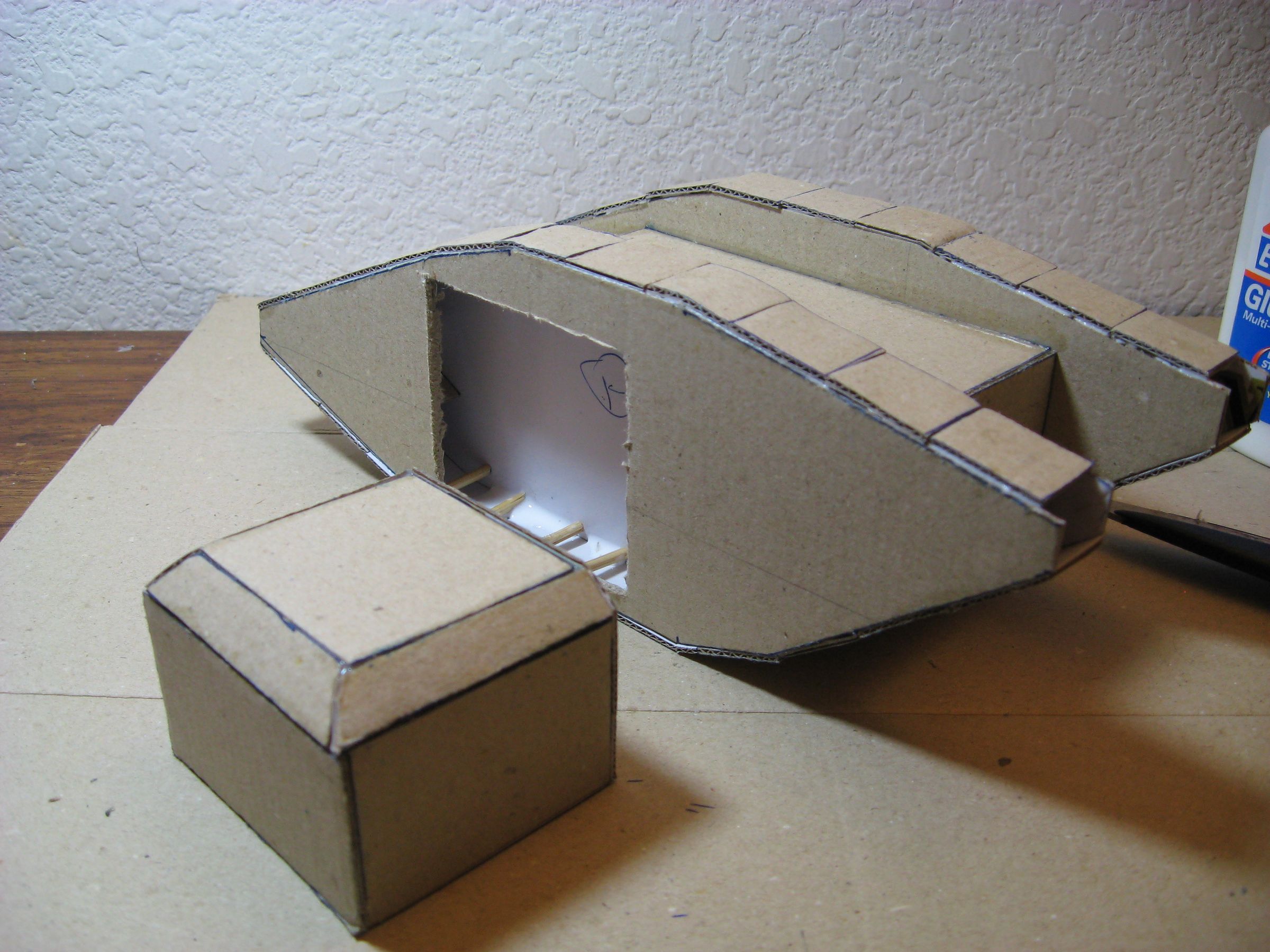 Model of a Mark I Tank : 11 Steps - Instructables