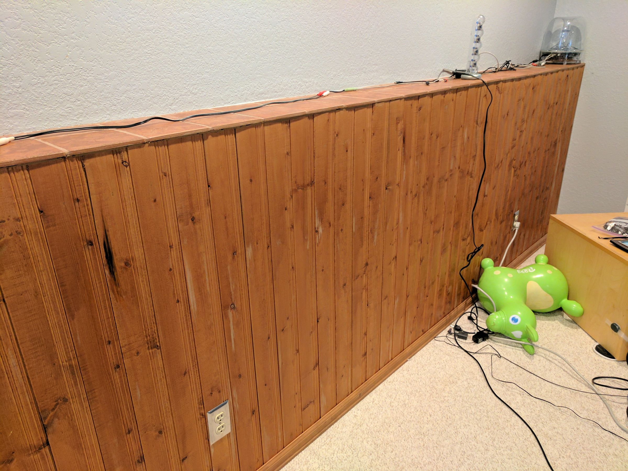 Custom TV Speaker, Streaming Device, Power Strip, Shelf & Cable Hider ...