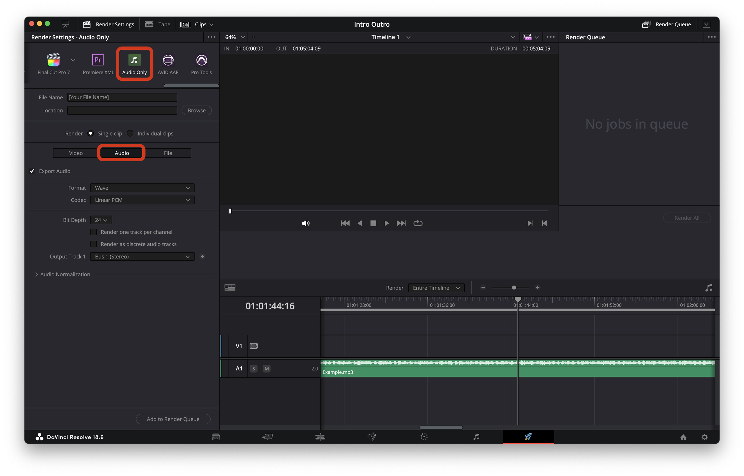 Adding an Intro/Outro to an Audio Clip in DaVinci Resolve 18 : 6 Steps - Instructables