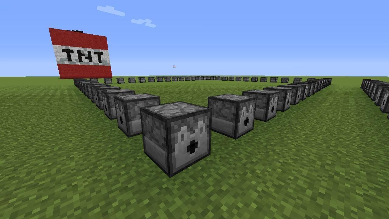 Minecraft Automatic Firework Shooter : 6 Steps - Instructables