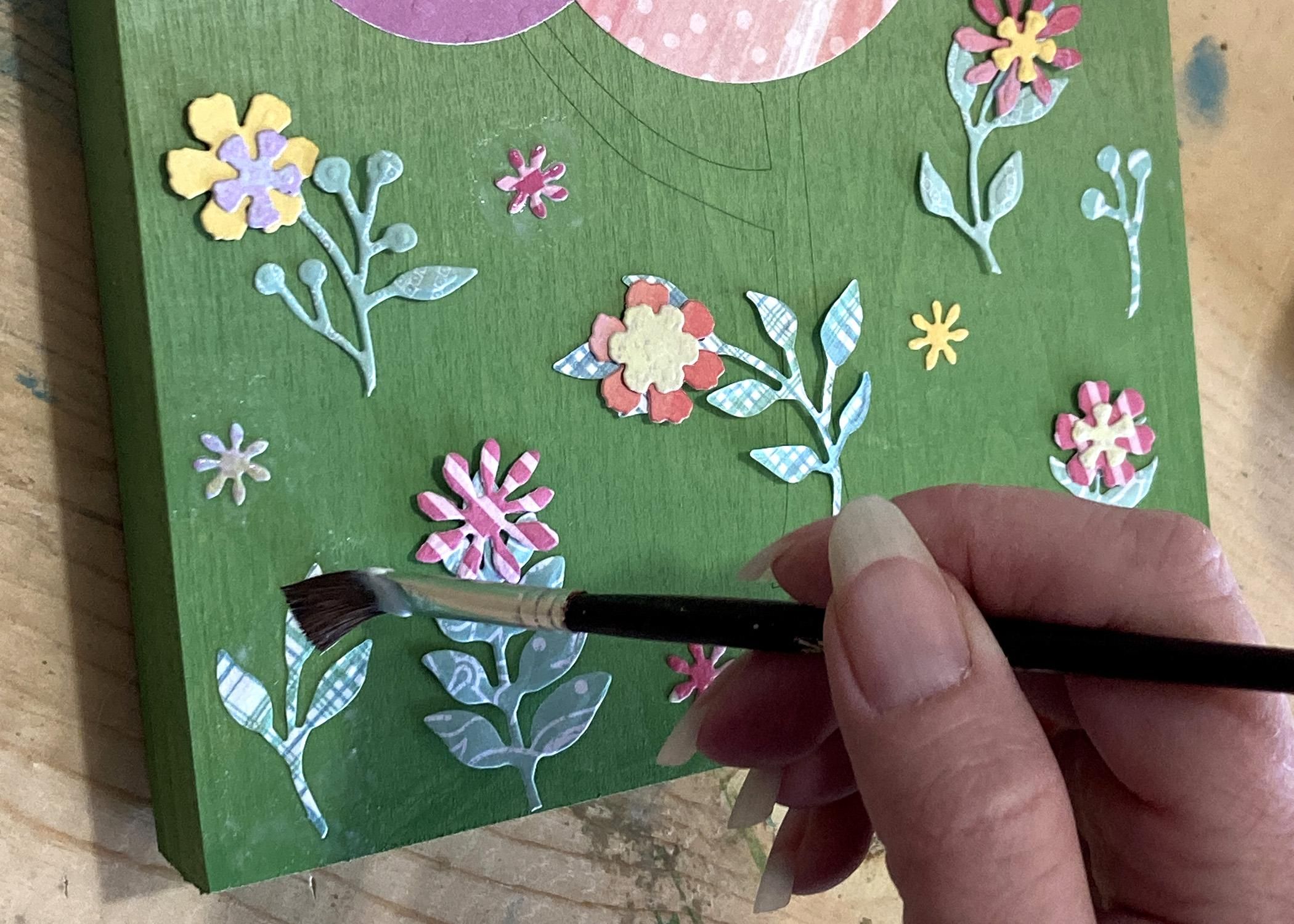 Mixed Media Summer Circle Tree Art : 15 Steps (with Pictures ...