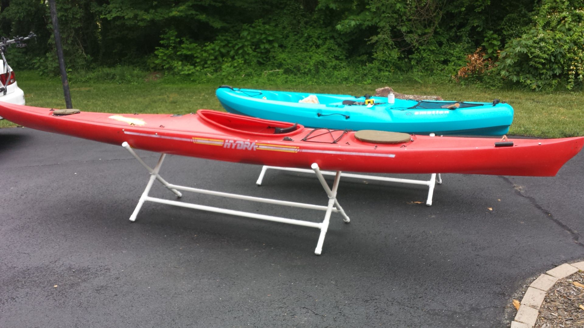 Make a Simple, Inexpensive Kayak Stand in Under 15 Minutes : 6 Steps ...