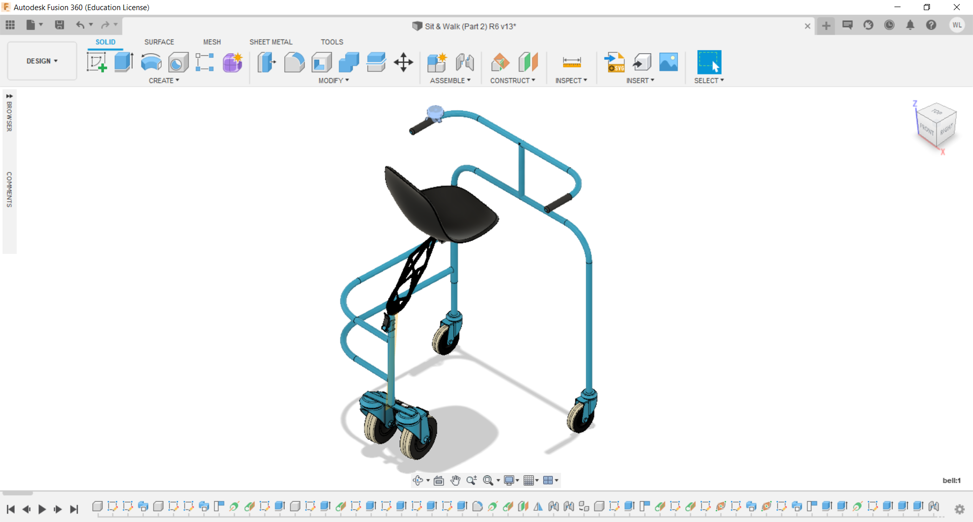 Sit and Walk Walker : 11 Steps - Instructables