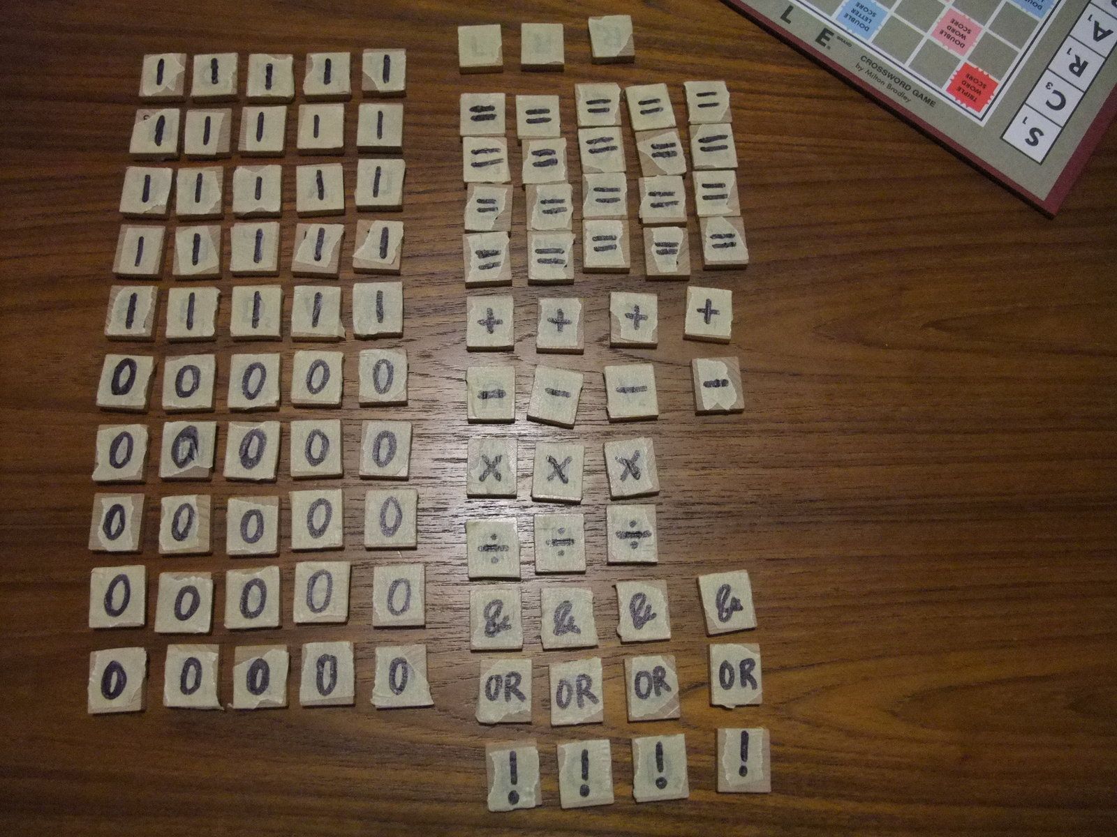 Binary Number Scrabble - the Game : 6 Steps - Instructables