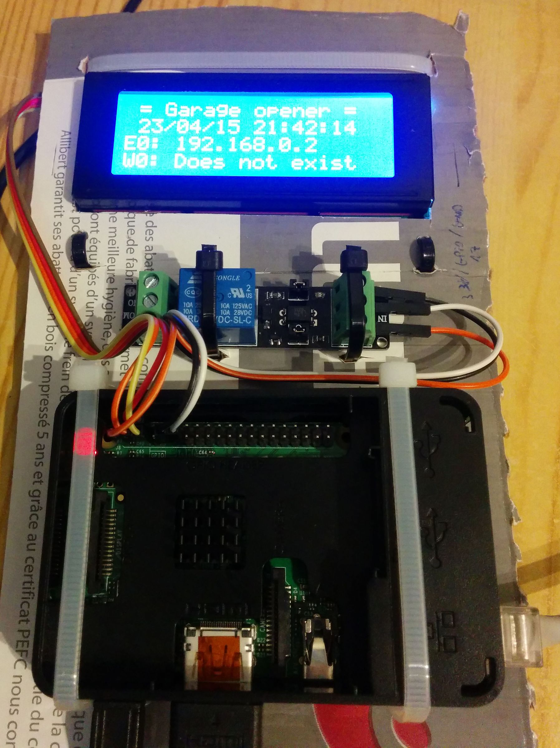 Garage Door Opener Using a Raspberry Pi : 5 Steps (with Pictures) - Instructables