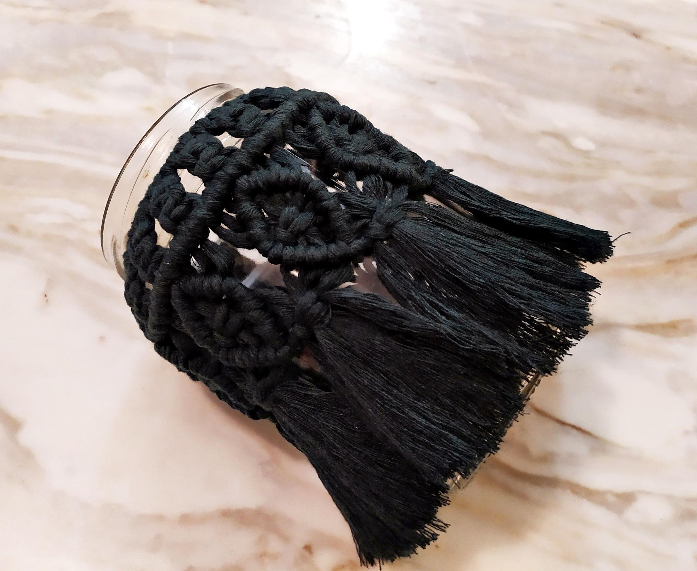 Bohemian Macrame Jar : 9 Steps (with Pictures) - Instructables