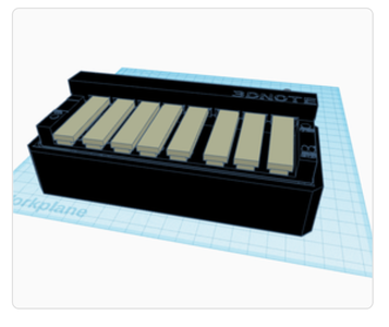 3D-Printed Musical Keyboard! (Designed With TinkerCad) : 7 Steps - Instructables