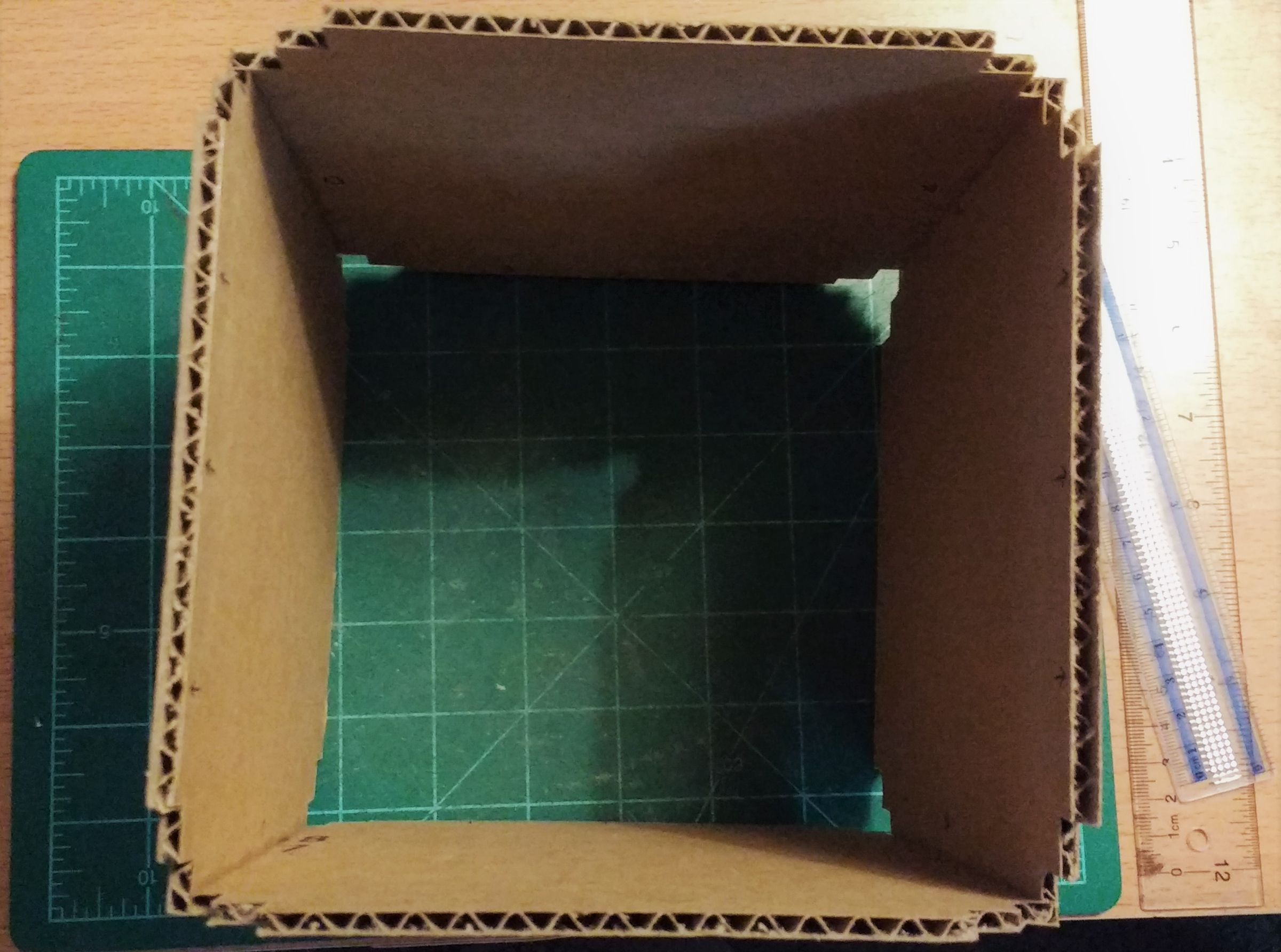 DIY Cardboard Super Mario World Question Mark Block Shelf : 19 Steps ...