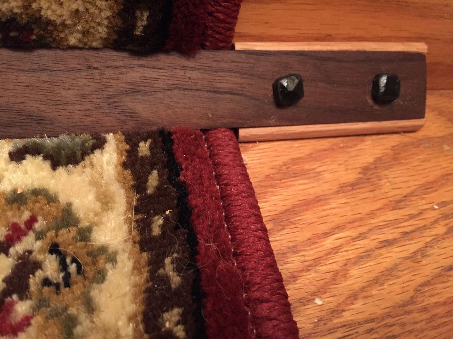 Wooden Stair Rods for a Rug Runner : 5 Steps (with Pictures ...