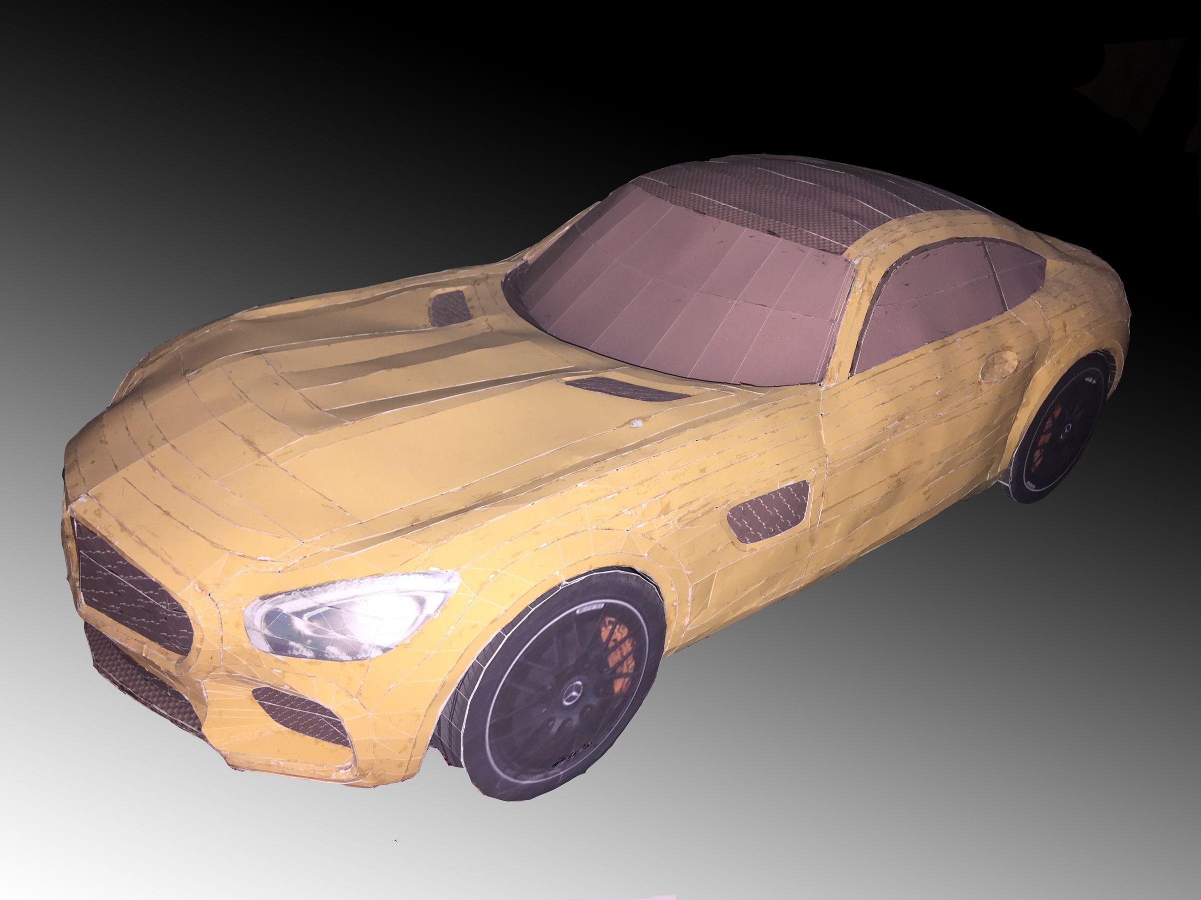 AMG GT PAPERCRAFT : 5 Steps - Instructables