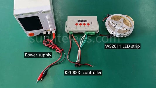 How to Control Connect and Wire Pixel WS2811 LED Strip : 5 Steps ...