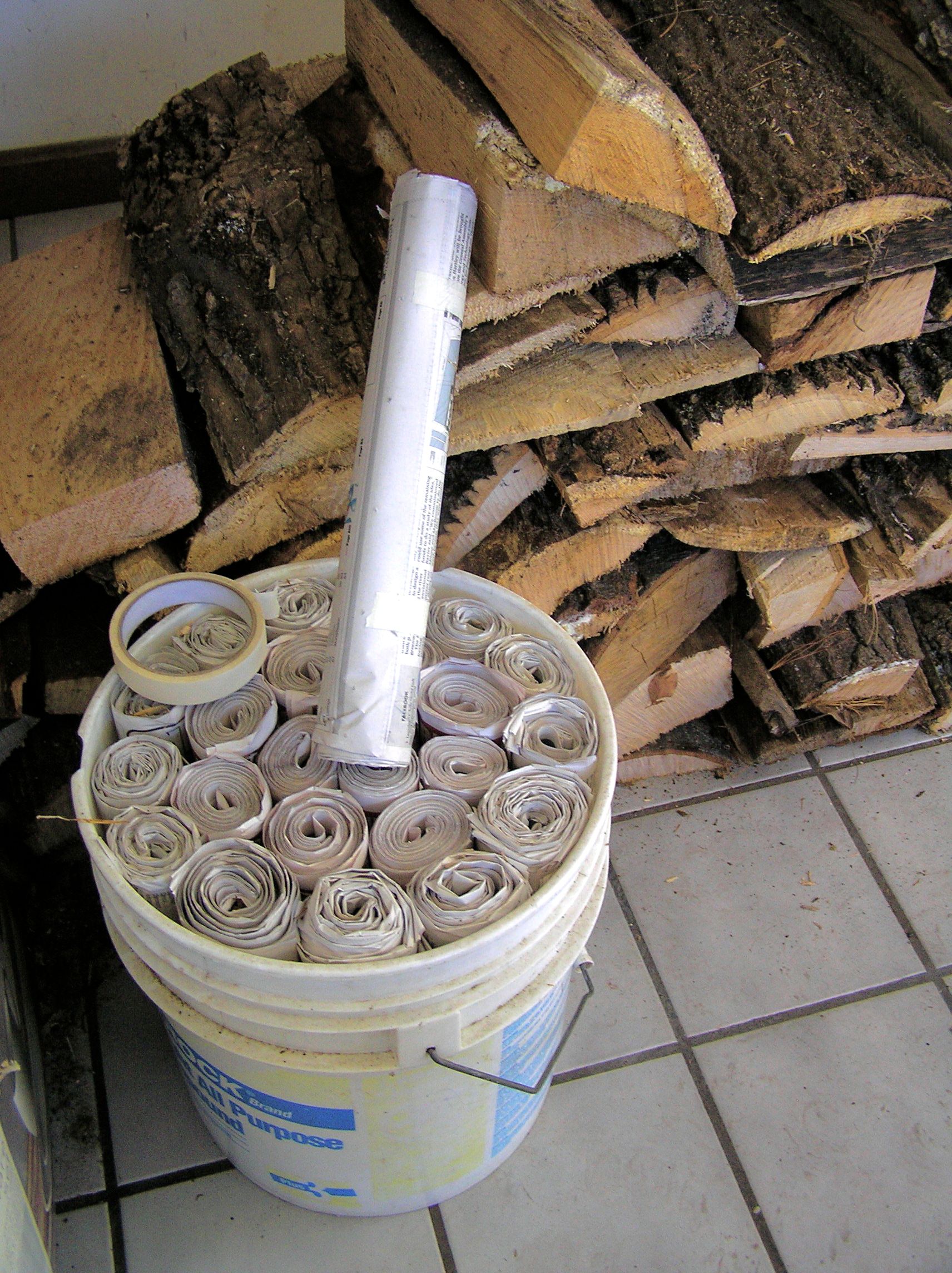 Newspaper Fireplace Logs - Instructables
