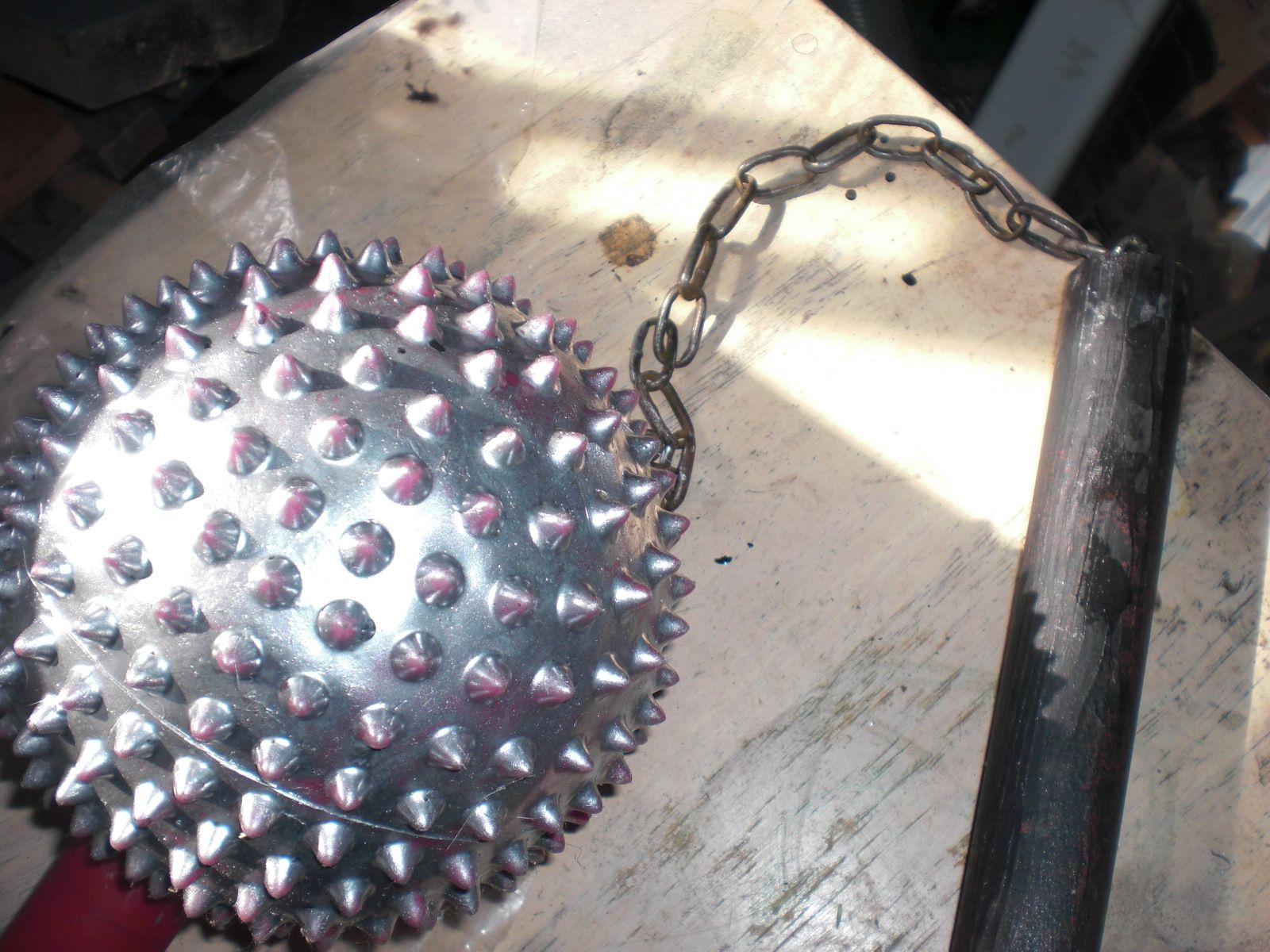 Make a Mace Halloween Prop Display : 6 Steps - Instructables