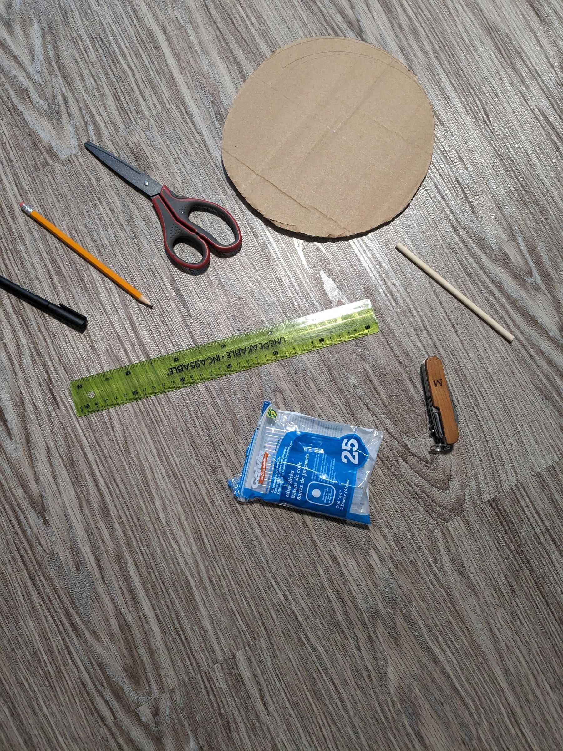 Simple Cardboard Sundial : 5 Steps - Instructables