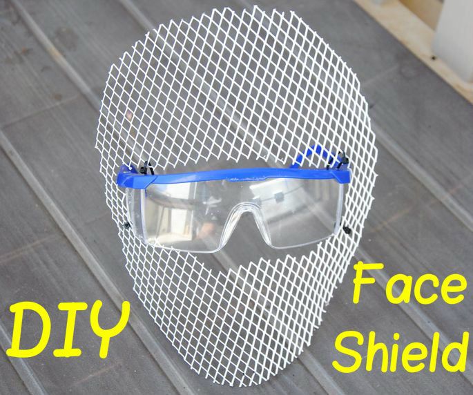 DIY Face Shield (w/ Built in Safety Glasses) : 7 Steps (with Pictures ...