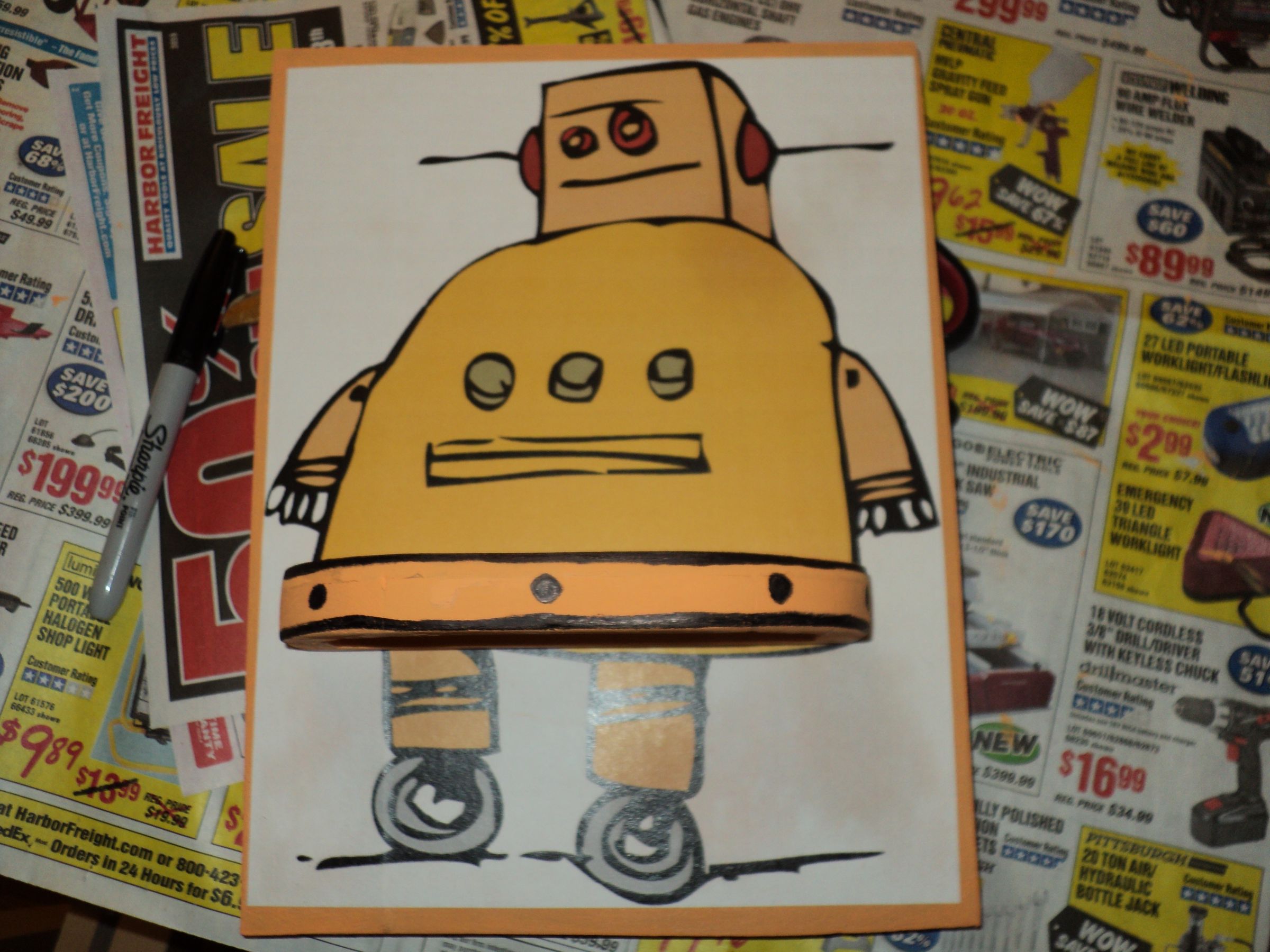 Instructables Robot Picture Shelf : 4 Steps (with Pictures) - Instructables
