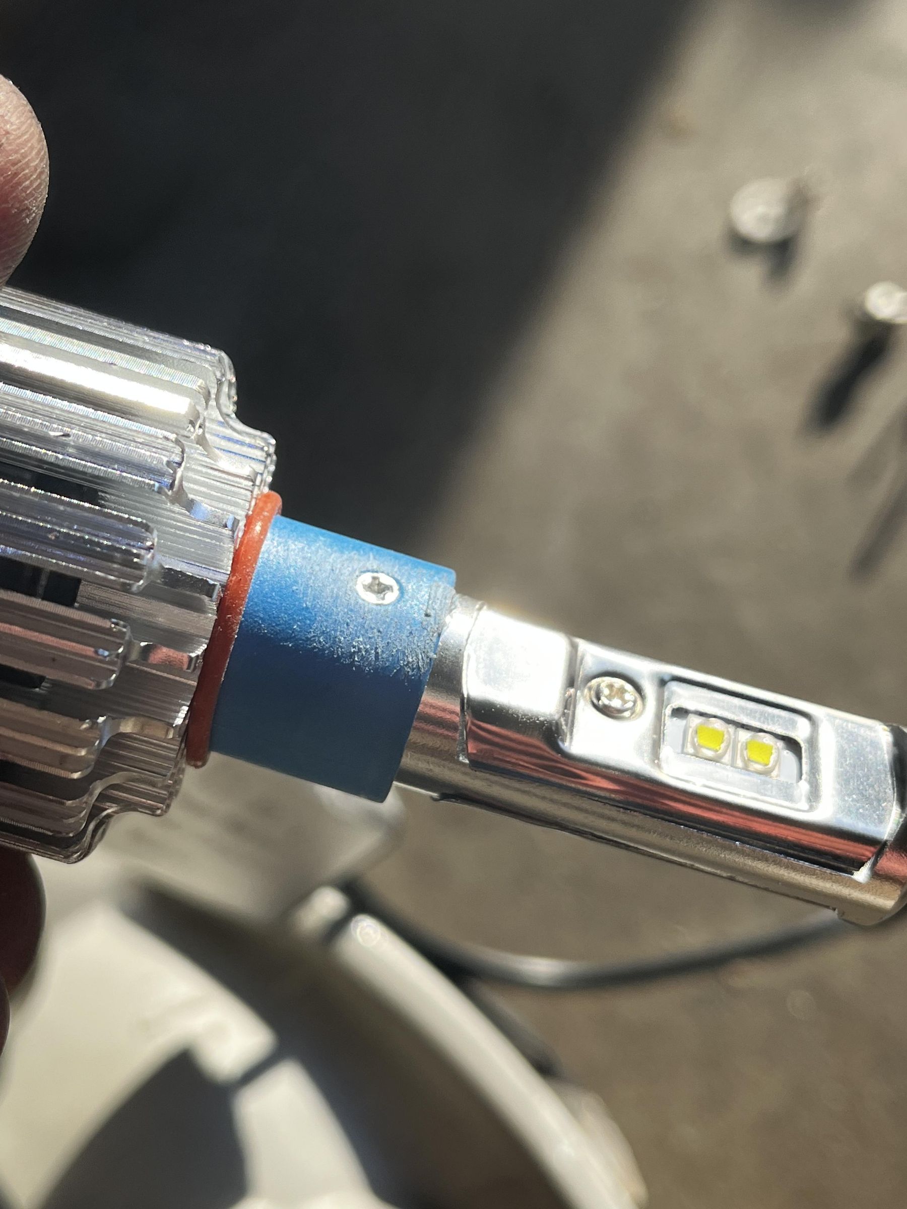 How to Make LED H7 Bulbs With a Fan and Heatsink Fit in a Headlight ...