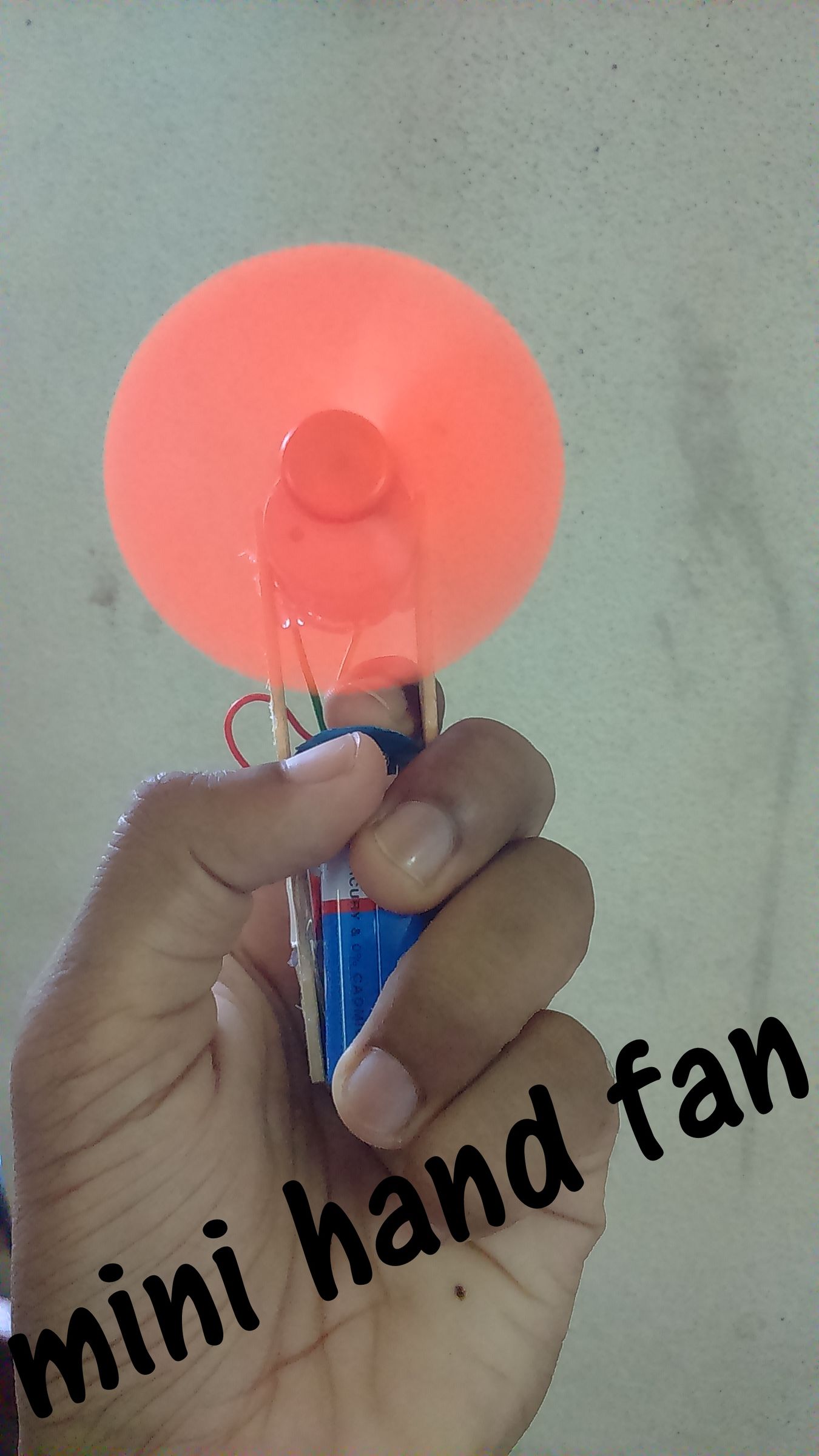 DIY MINI ELECTRIC HAND FAN : 4 Steps (with Pictures) - Instructables