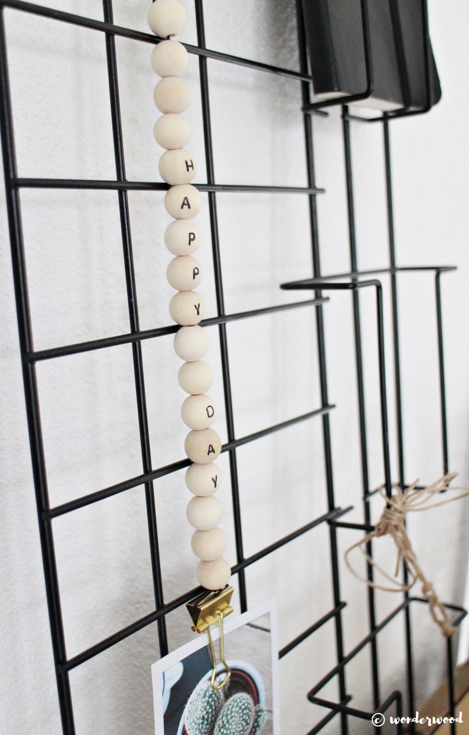 Wooden Bead Hanger : 3 Steps - Instructables