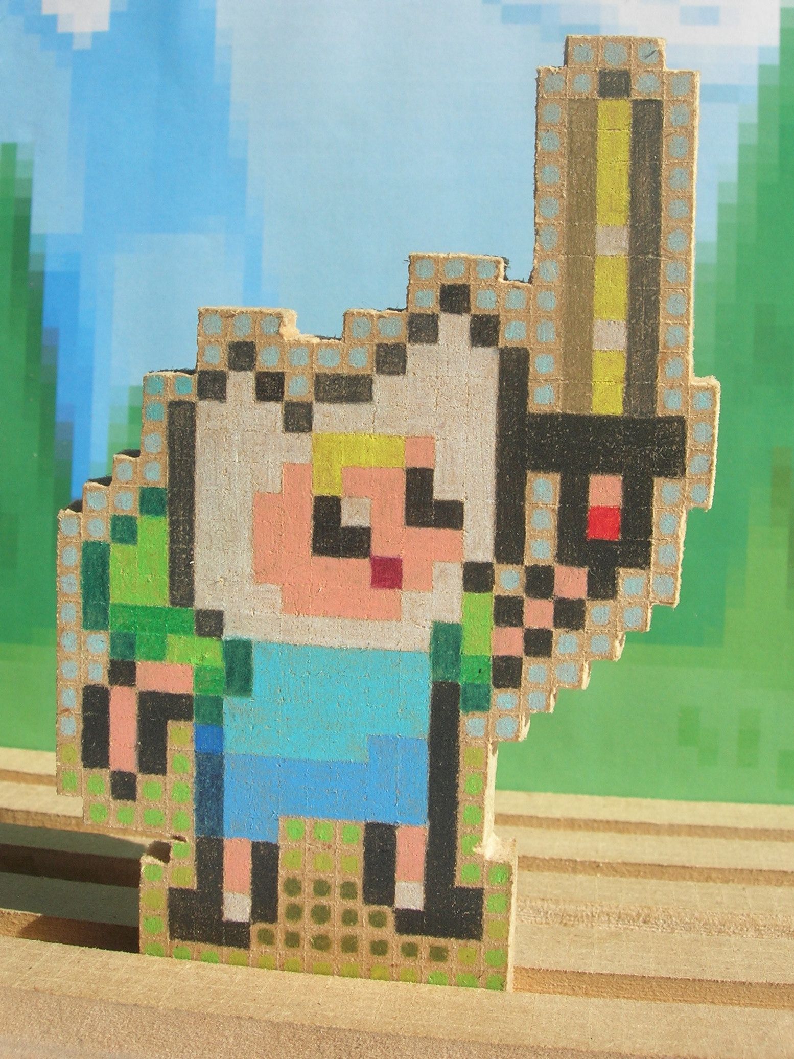 Small-scale Wooden Pixel Art (v2) : 11 Steps (with Pictures ...