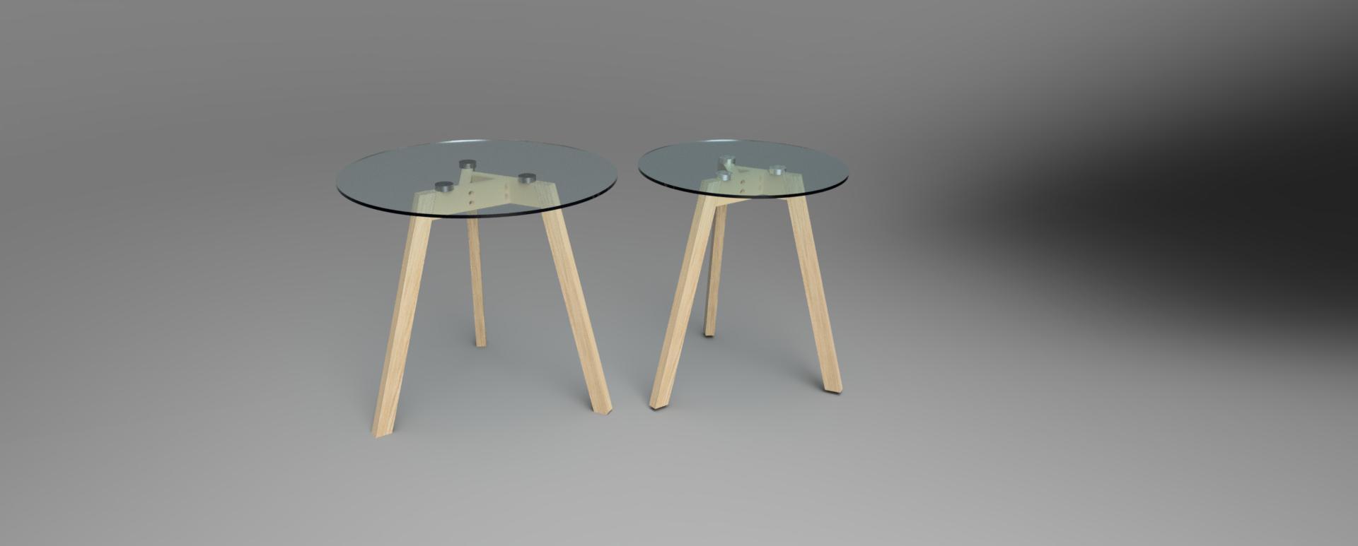 3D Printed Mid-Century Modern Side Tables : 10 Steps (with Pictures ...