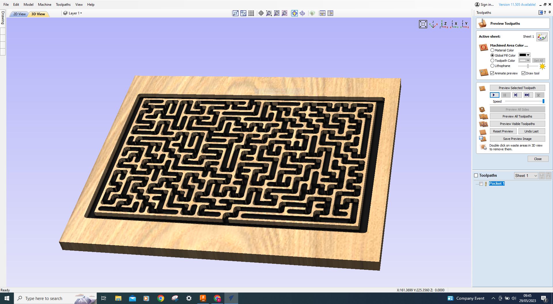 Maze Design Made Easy for Fusion 360 or Vetric Software : 5 Steps ...