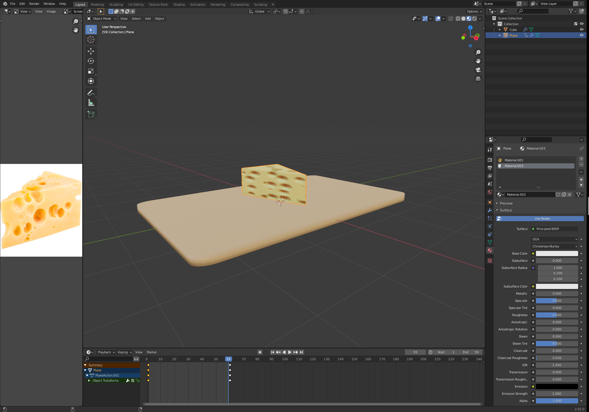 Bouncing Cheese in Blender : 23 Steps - Instructables