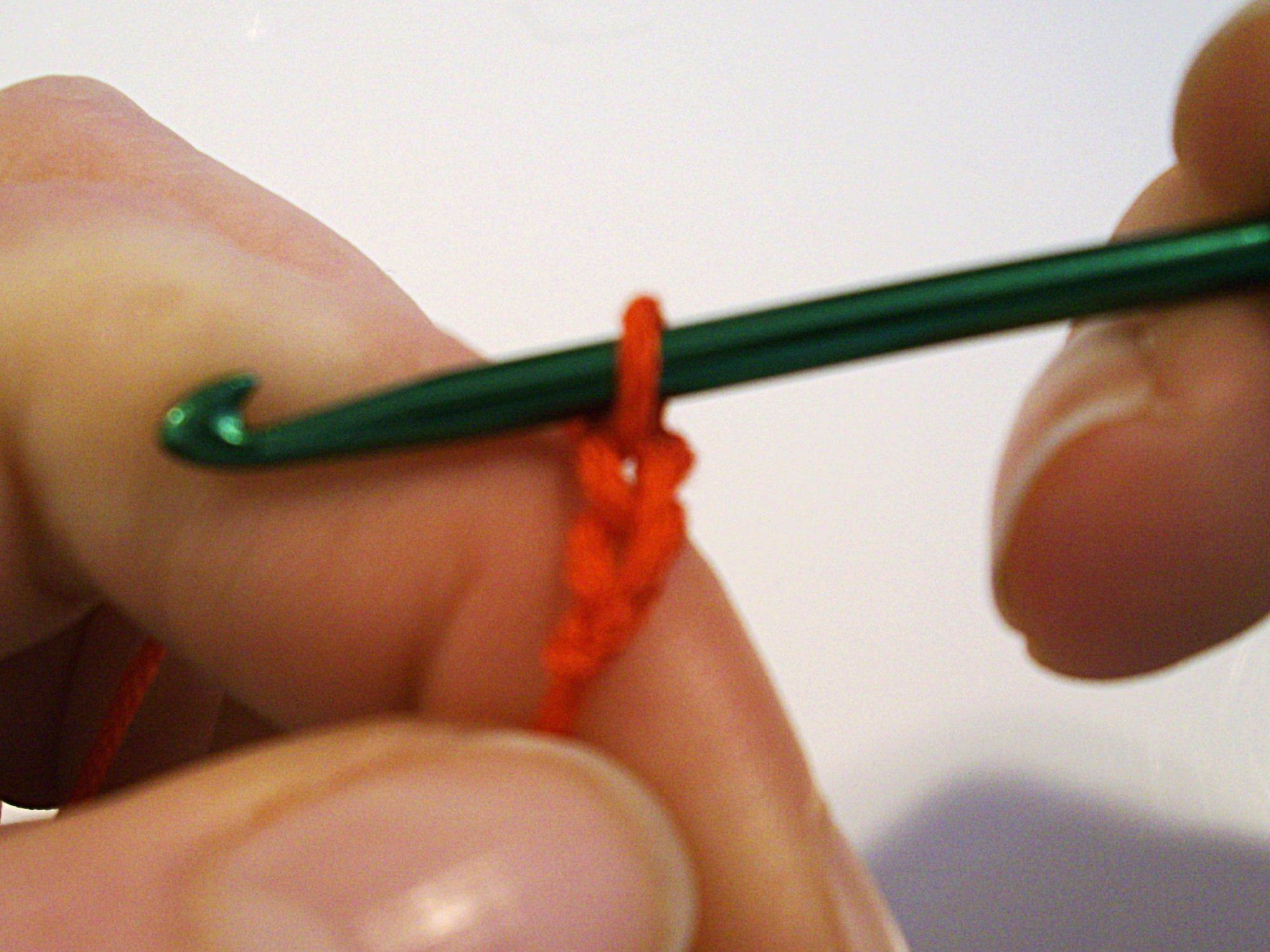 Double Chain for an Easy Crochet Start in Rows : 3 Steps - Instructables