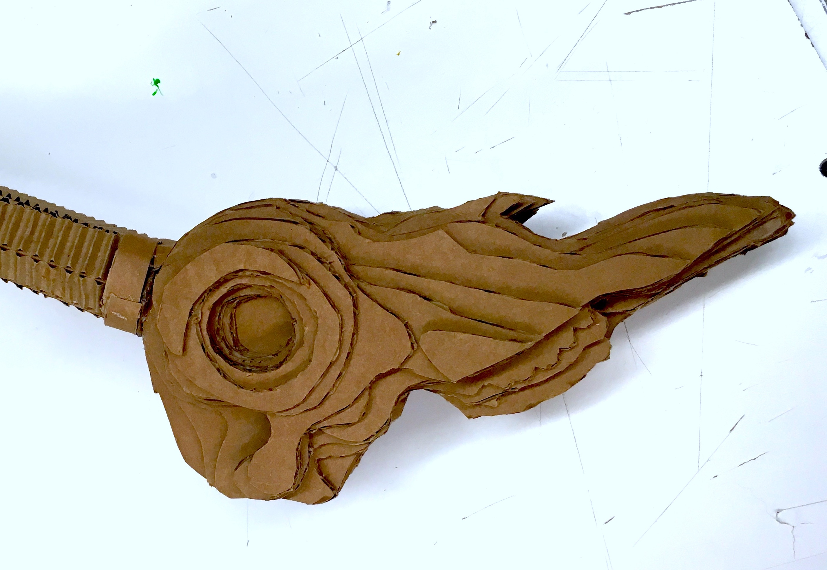 SERIAL PLANE CORRUGATED CARDBOARD GAZELLE SCULPTURE : 4 Steps (with ...