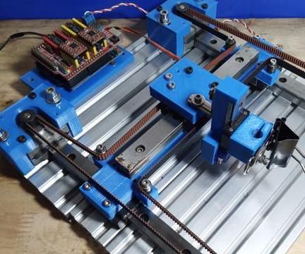 DIY Drawing Plotter Machine Homemade AxiDraw Core XY CNC - Instructables