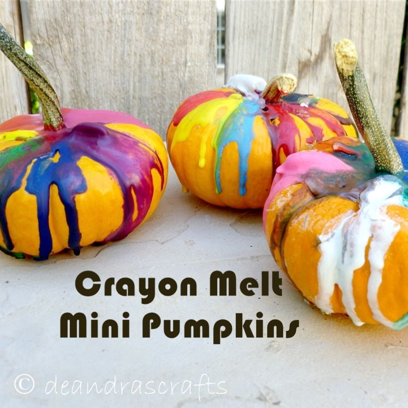 Crayon Melt Art Mini Pumpkins : 5 Steps (with Pictures) - Instructables