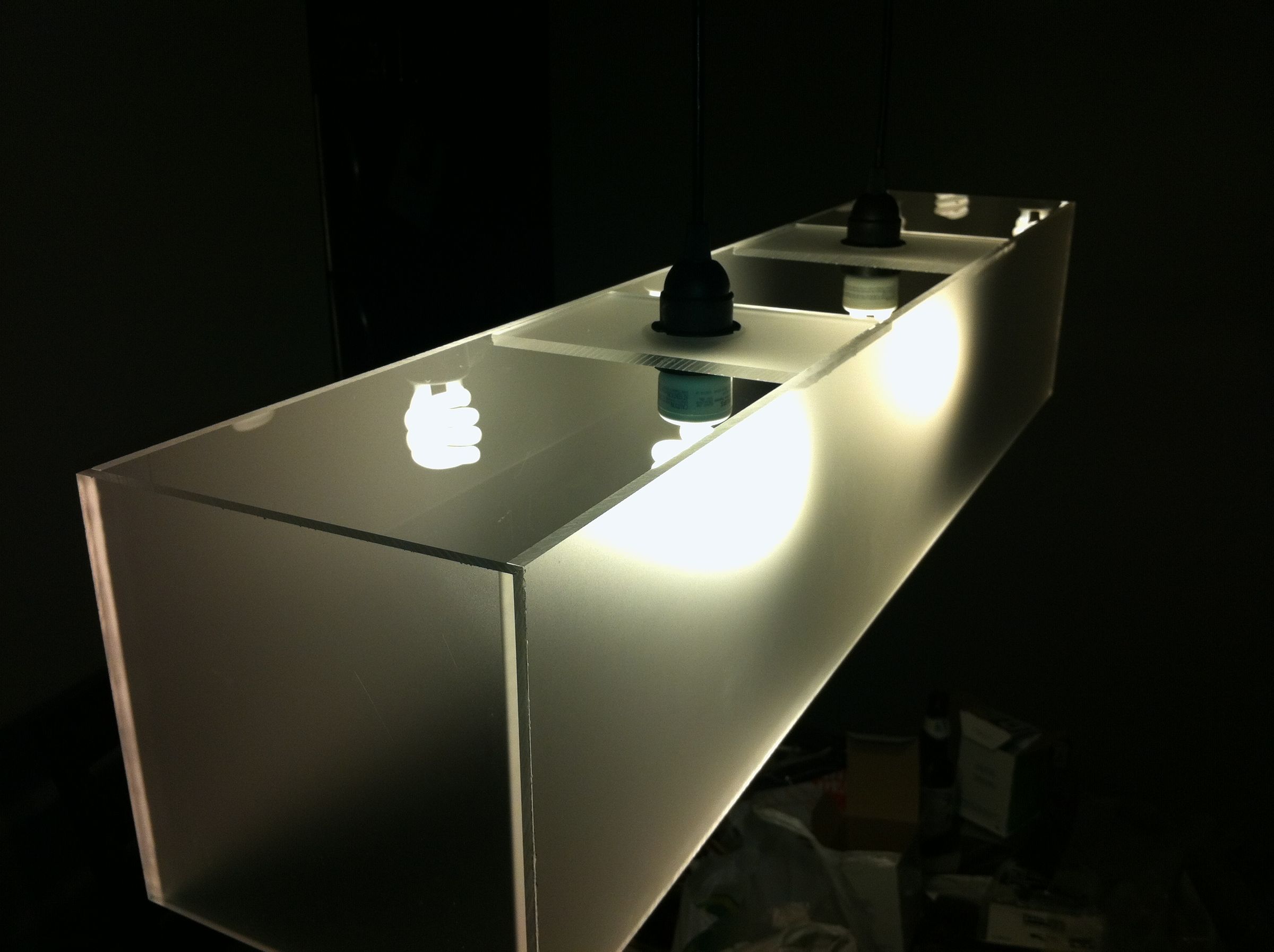 Modern Frosted Acrylic Pendant Lamp : 4 Steps (with Pictures ...