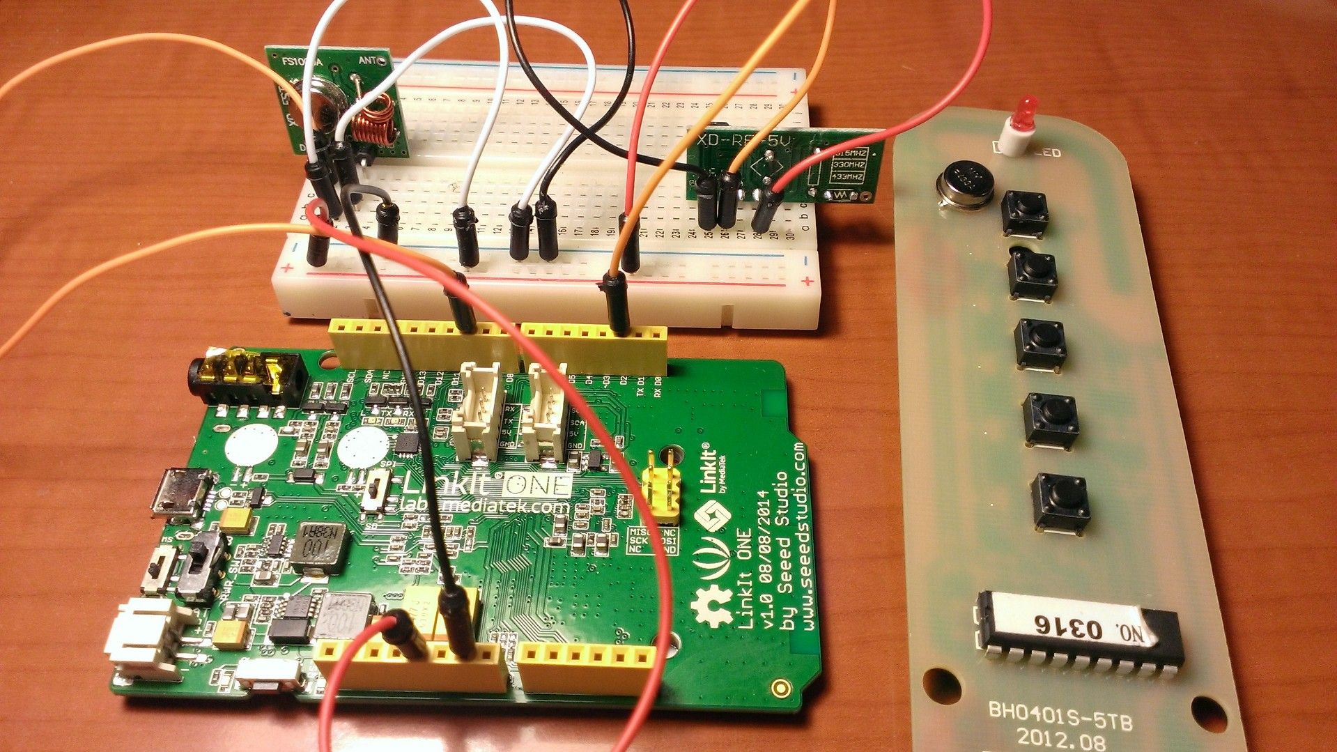 Control Your RF Outlets With LinkIt One : 6 Steps - Instructables