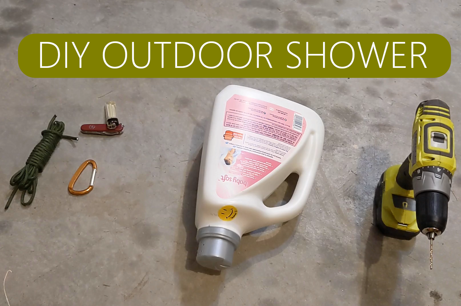 Simple Outdoor Shower for Camping, Campervan, Vanlife : 5 Steps ...