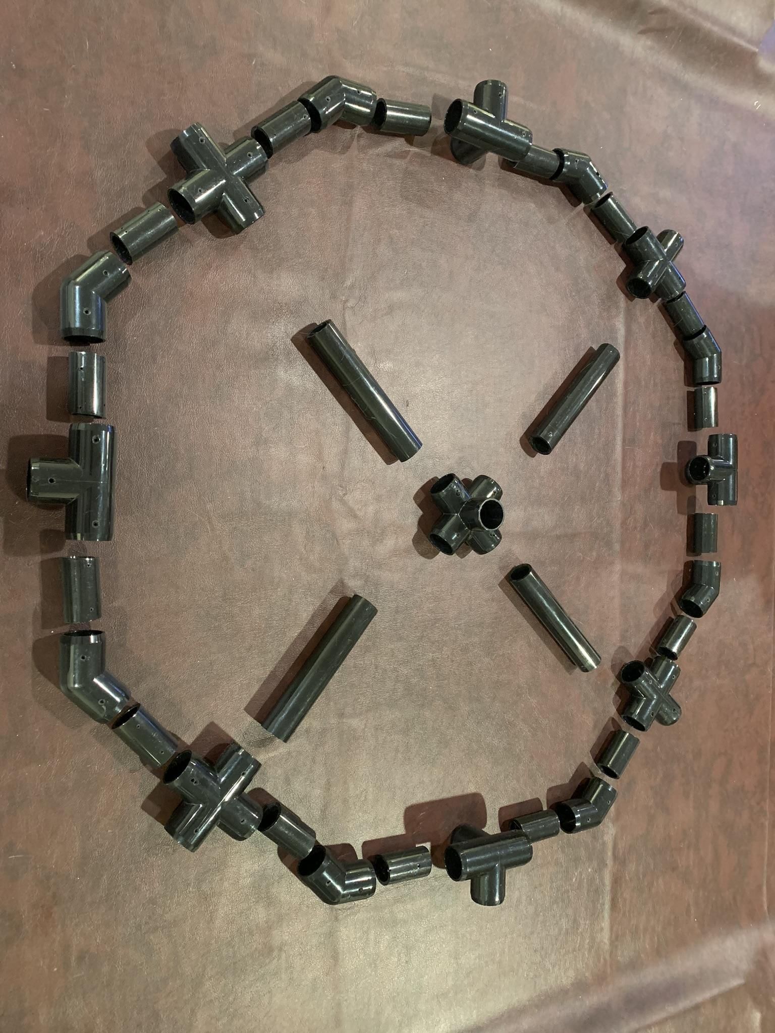 PVC Octocopter Drone Frame With Folding Arms : 10 Steps (with Pictures ...