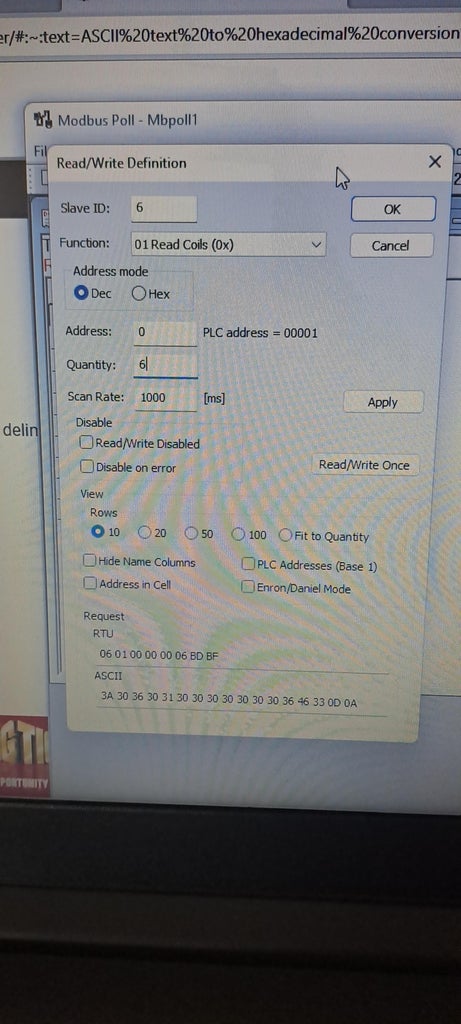 Implementation Of Modbus Protocol Modbus Read On Arduino Uno As Slave