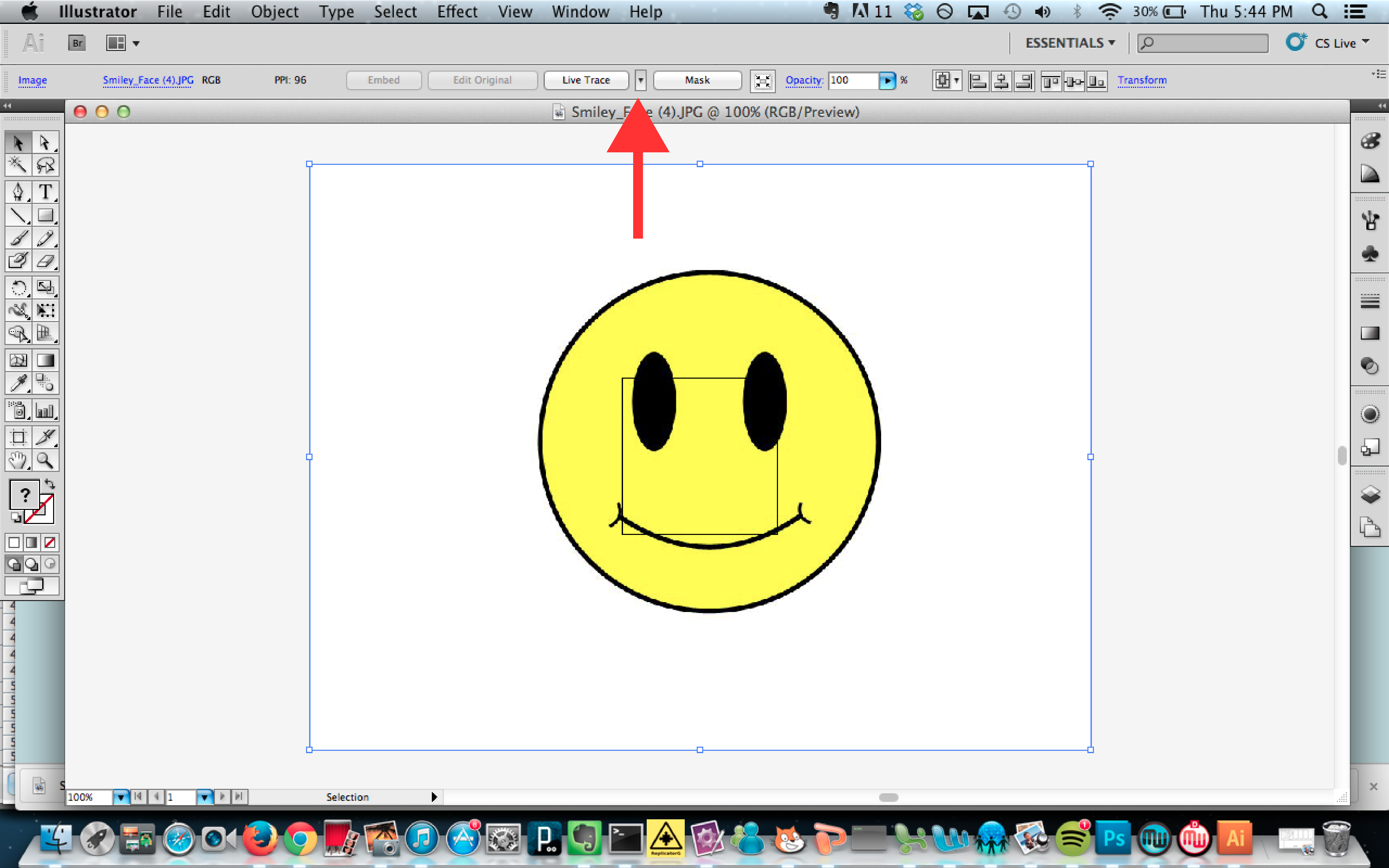 Turning a Pixel Image Into a Vector Image Using Adobe Illustrator CS5 ...